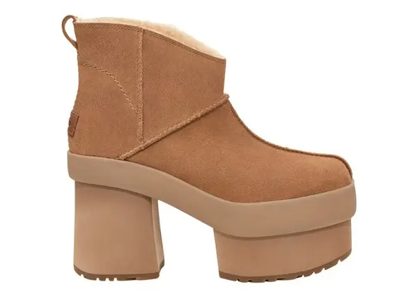 UGG New Heights Platform Mini Boot - Chestnut
