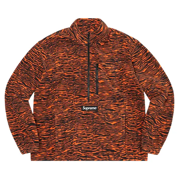Supreme Polartec Half Zip Pullover - Orange