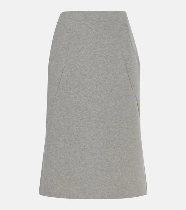 Dries Van Noten Cotton-blend Midi Skirt