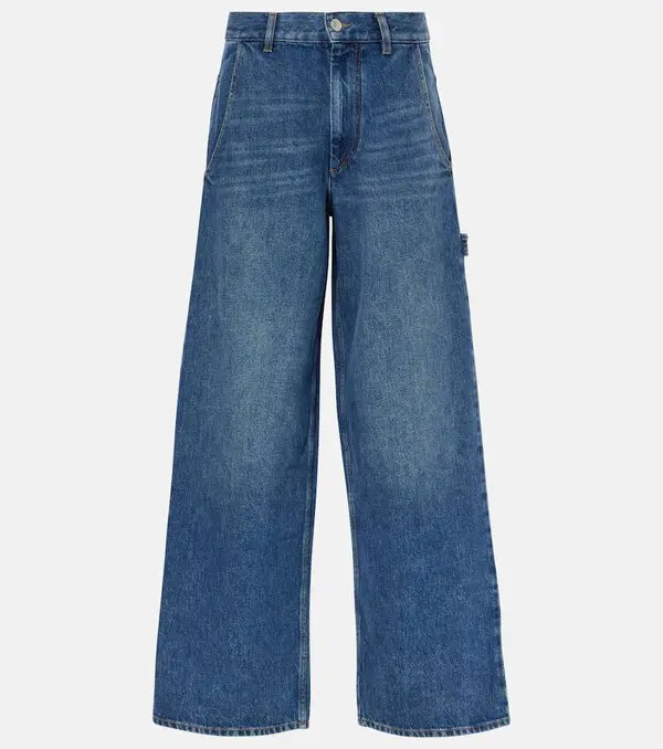 MARANT ETOILE Solene Wide-leg Jeans - Blue