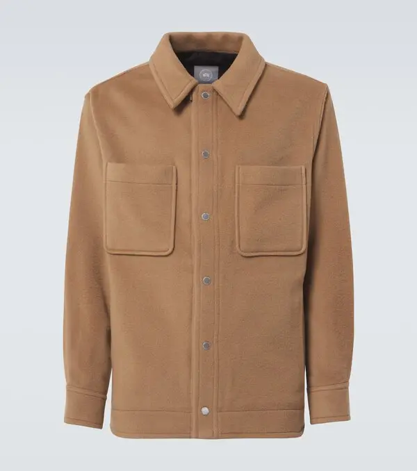 Canada Goose Balas Wool Overshirt - Brown
