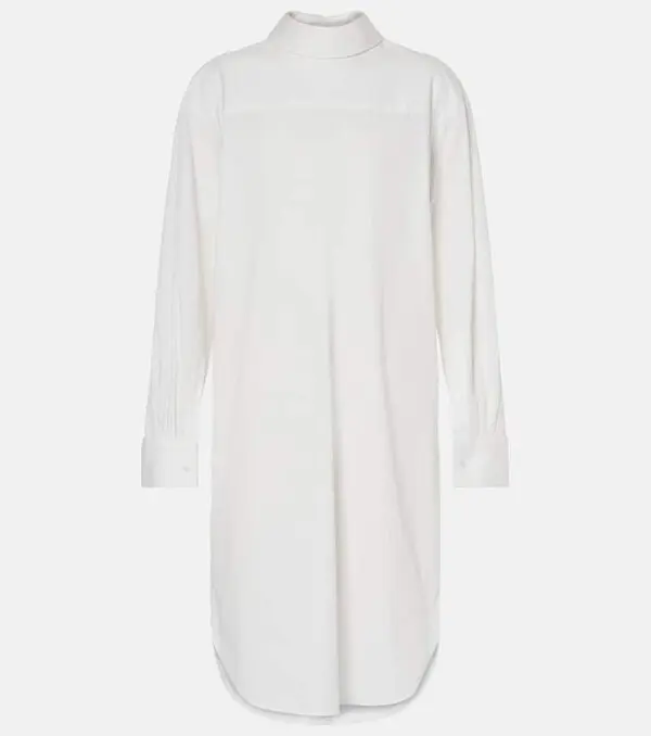 Dries Van Noten Cotton Poplin Mini Dress
