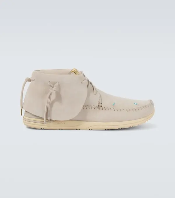 Visvim Fbt Lhamo-folk Sneakers - Beige
