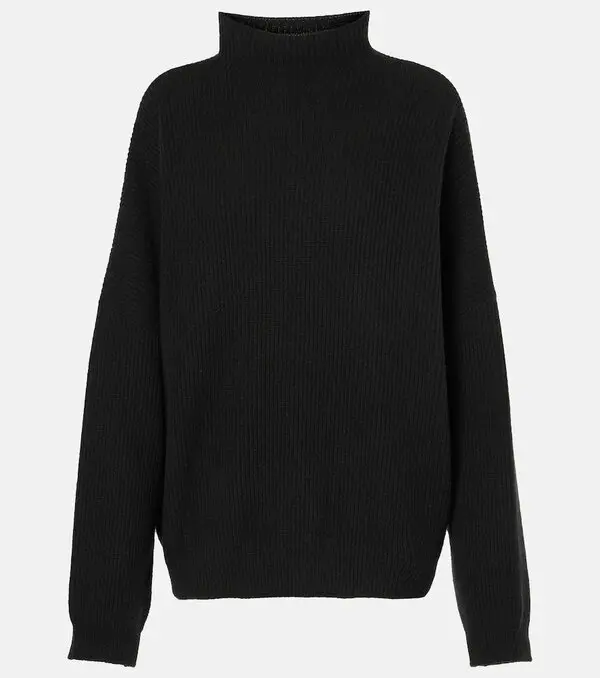 FFORME Kimm Cashmere-blend Mock Neck Sweater - Black
