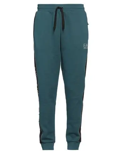Emporio Armani Pants Deep Teal Size Cotton, Polyacrylic, Elastane