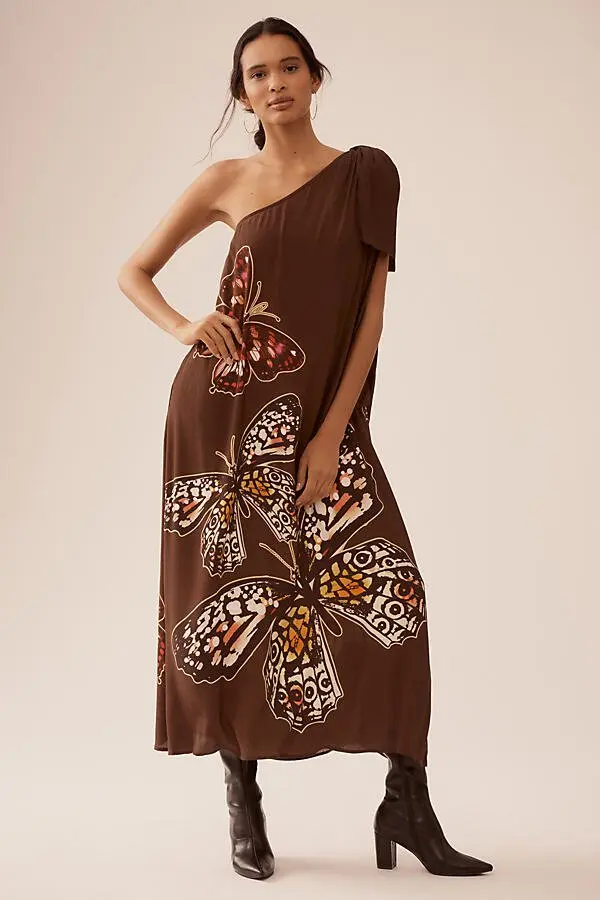CONDITIONS APPLY Revona One-shoulder Maxi Dress