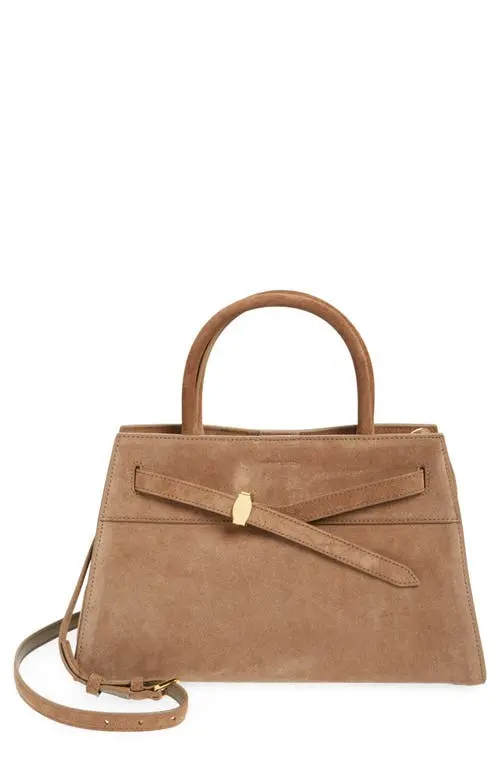 Veronica Beard Dash Suede Tote - Bark