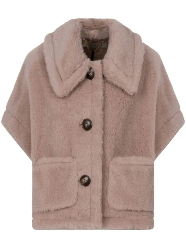 Max Mara Single-breasted Alpaca Wool-blend Coat - Neutrals