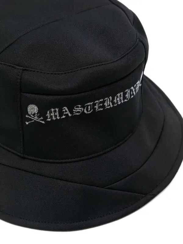 MASTERMIND WORLD Logo Print Bucket Hat - Black | Editorialist