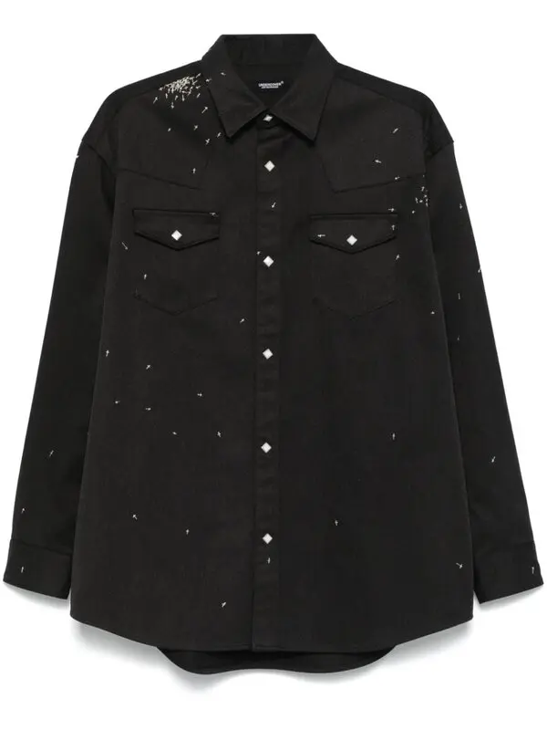 UNDERCOVERISM Cross-motifs Shirt - Black