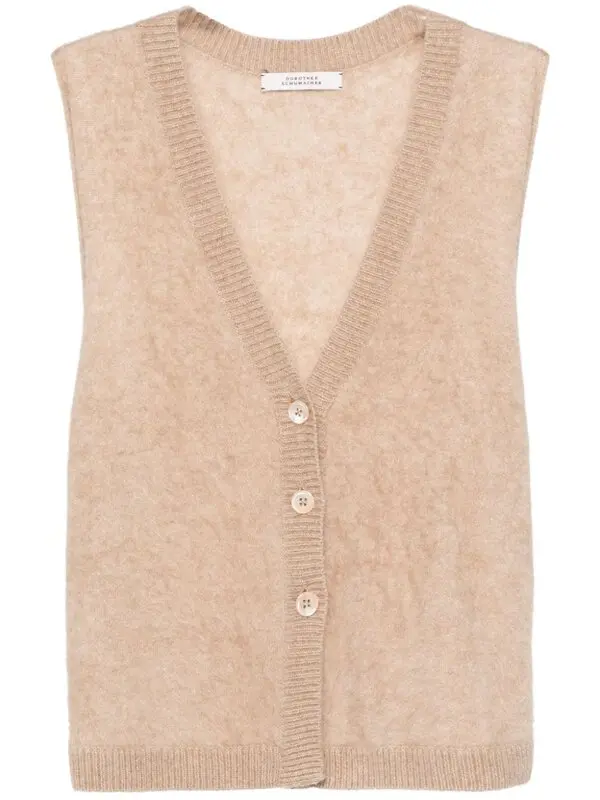 Dorothee Schumacher Textured Cashmere Top - Brown