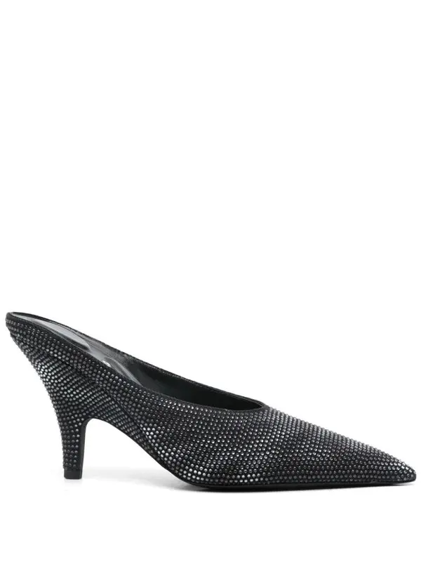 Alexander Wang 90mm Irina Mules - Black