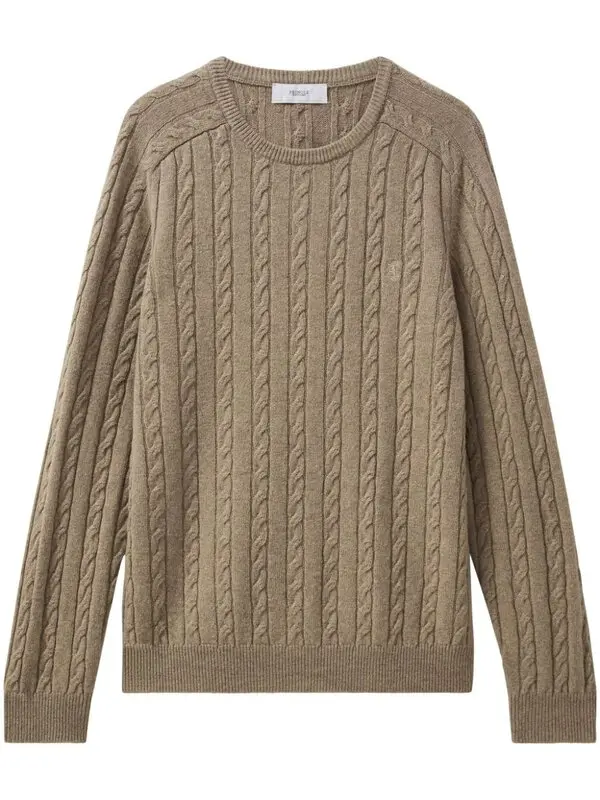 Pringle Of Scotland Cable-knit Wool Sweater - Neutrals