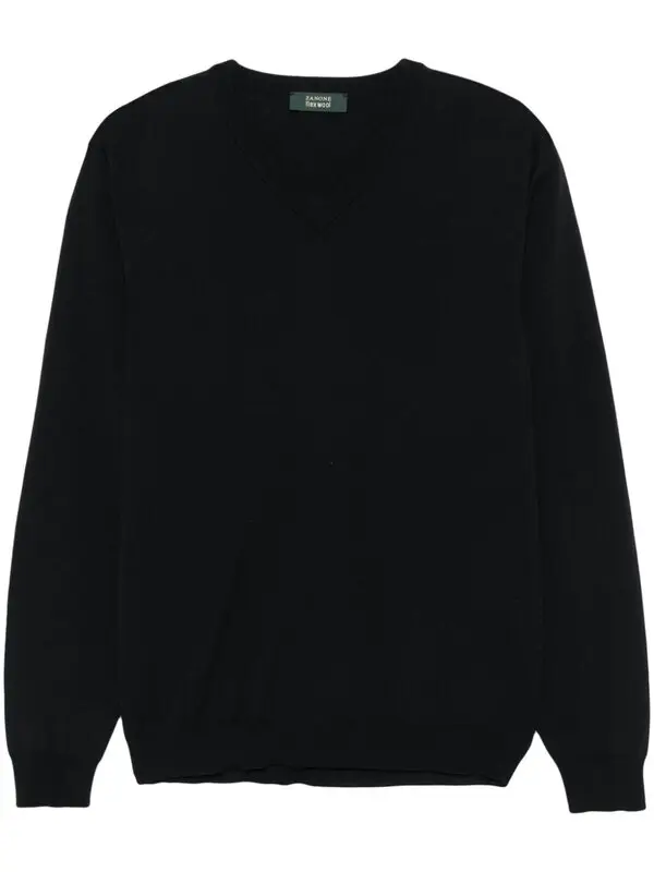 ZANONE Fine-knit Jumper - Blue