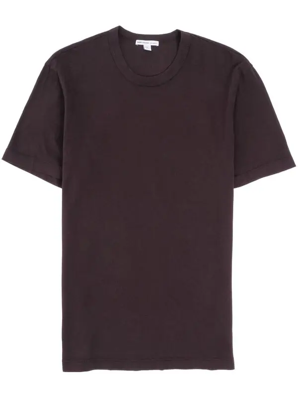 JAMES PERSE Crew Neck T-shirt - Brown