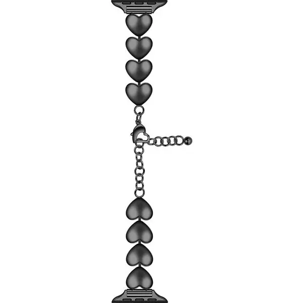 THE POSH TECH Lover Heart Apple Watch® Band - Black