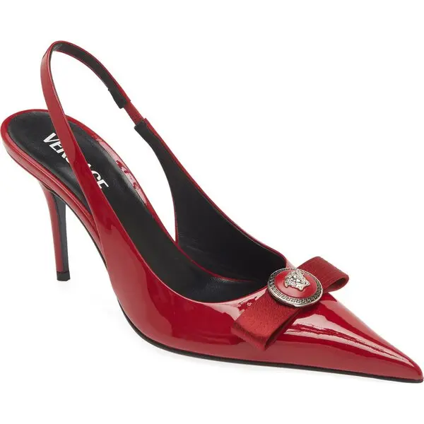 Versace Medusa Slingback Pumps