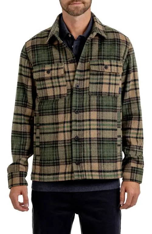 Rainforest Trailmaster Heavyweight Brushed Flannel Button-up Shirt - Olive Plaid