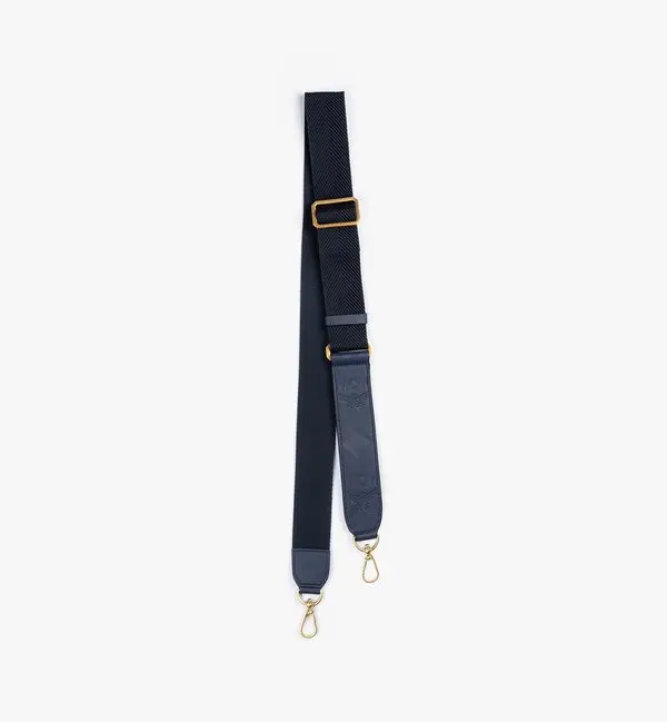 Mcm Aren Webbing Shoulder Strap - Mood Indigo