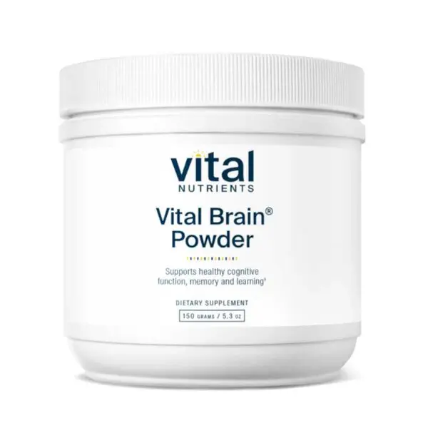 VITAL NUTRIENTS Vital Brain Powder With Gpc Alc And Ps 150 Grams