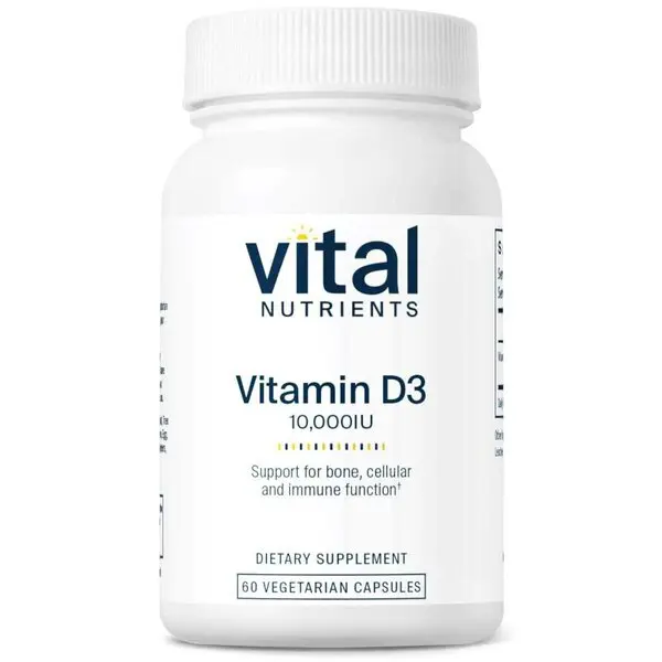 VITAL NUTRIENTS Vitamin D3 10000iu 60 Capsules