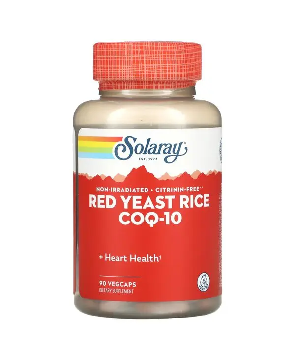 SOLARAY Red Yeast Rice Coq-10 90 Vegcaps
