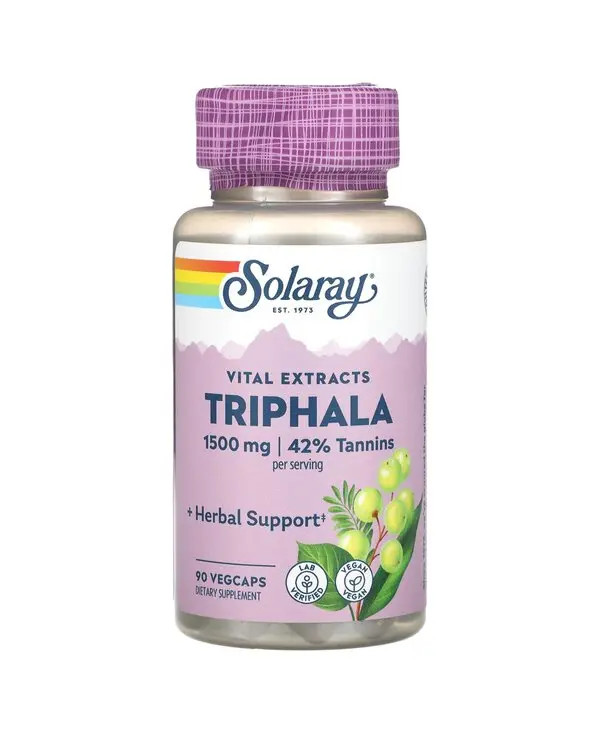 SOLARAY Vital Extract Triphala 90 Vegcaps