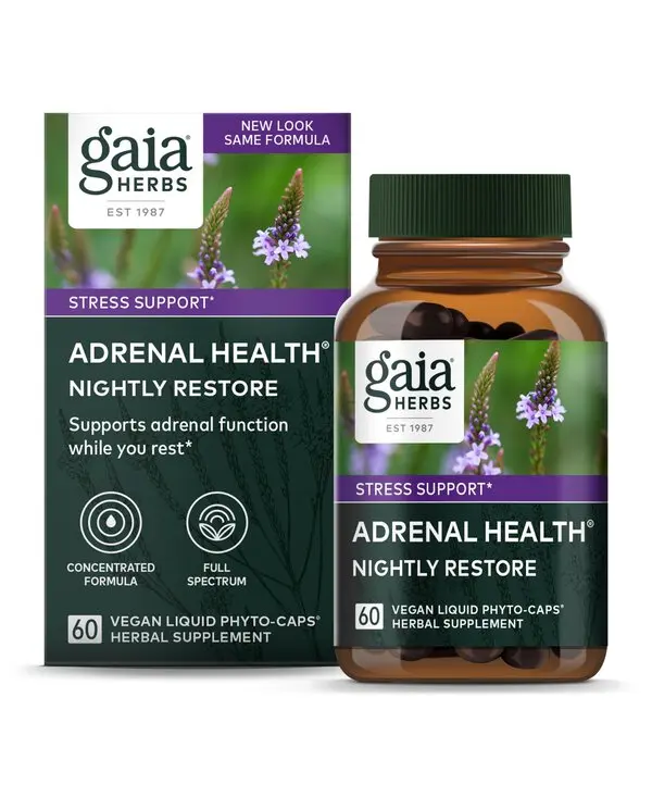 GAIA HERBS Adrenal Health Nightly Restore