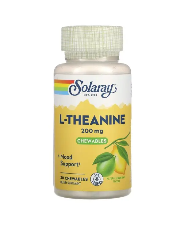 SOLARAY L-theanine Natural Lemon-lime 200 Mg