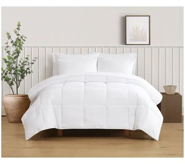 TRULY SOFT Green Solid King 3 Piece Comforter S Et