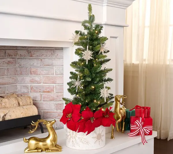 BETHLEHEM LIGHTS As Is 36' Stake Tree 3-in-1 Micro Leds