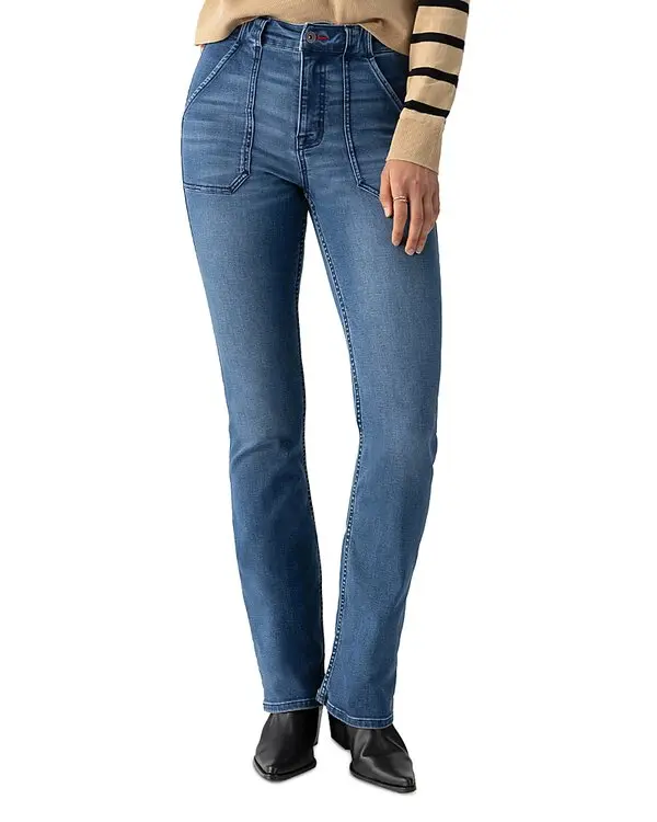 Sanctuary Hayden Bootcut Denim Jeans - Lucky Stre
