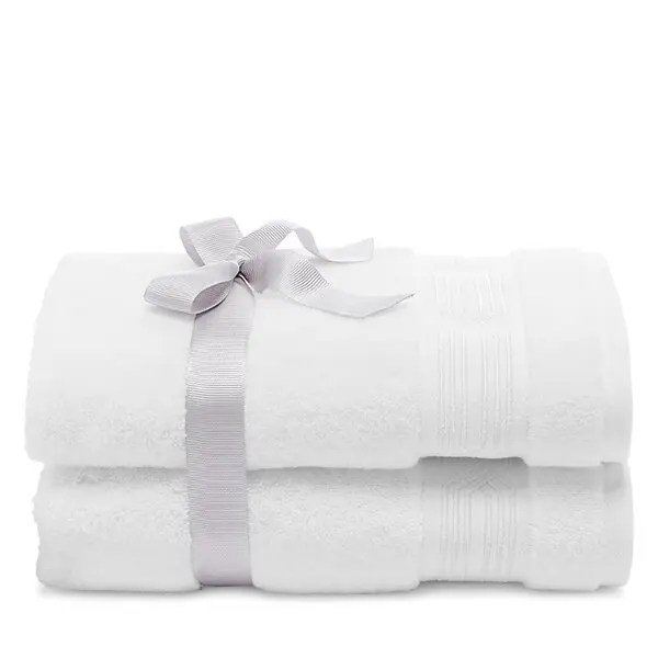 HUDSON PARK COLLECTION Tivoli Embroidered Towels, Set Of 2 Exclusive - White