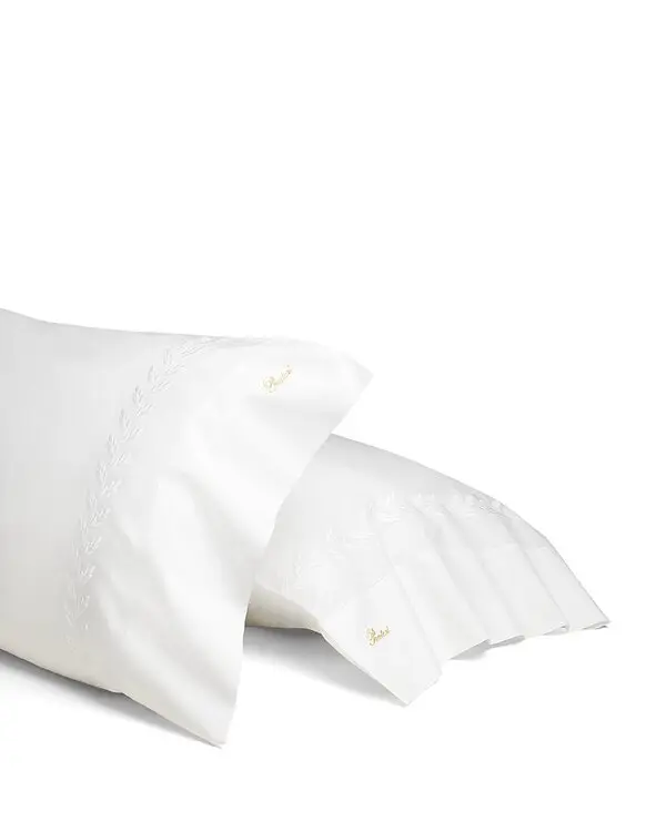 PRATESI Federico Standard Pillowcase, Set Of 2 - White/white