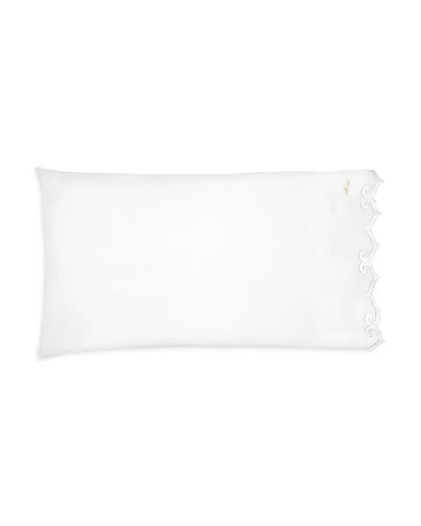 PRATESI Marrakesh King Pillowcase Set - White/white