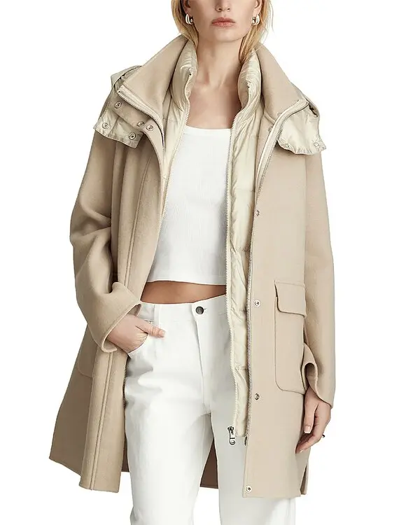 Dawn Levy Bristol Hooded Coat - Almond