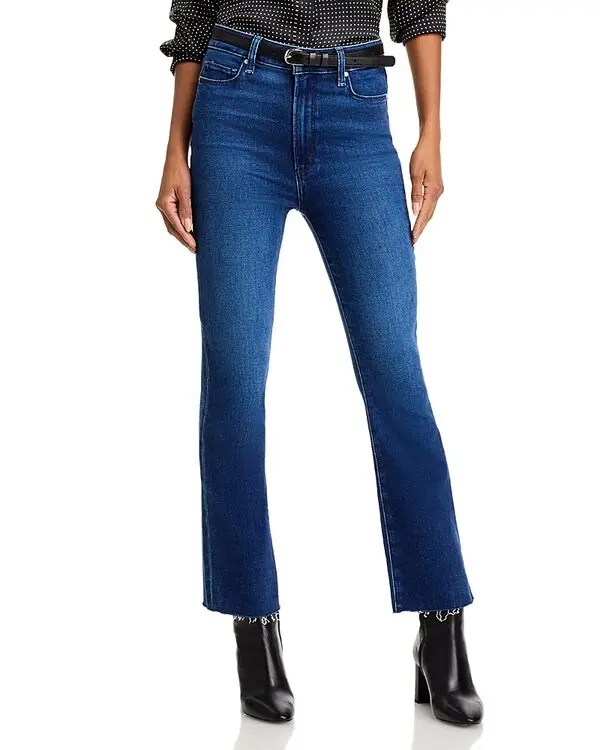 Paige Claudine High-rise Ankle Flare Jeans