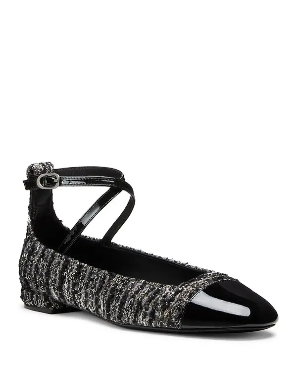 STUART WEITZMAN Eden Crossover Strap Flats