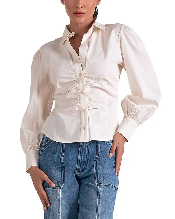 Elan Ruched Blouse
