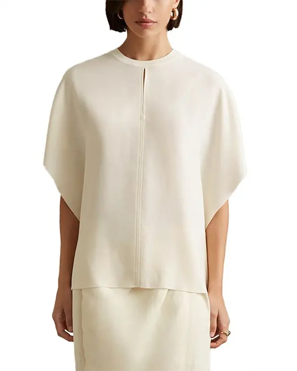 REISS Tania Drop Shoulder Tee