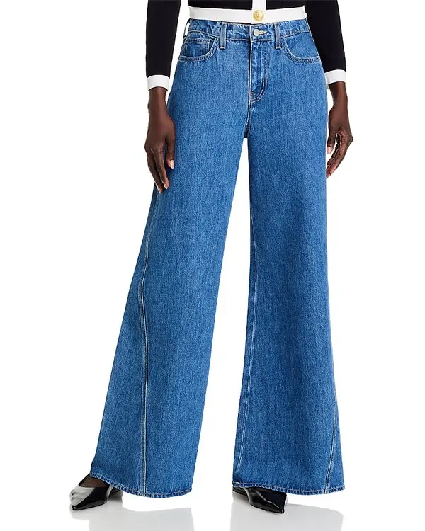 L'Agence Beau High-rise Wide Leg Jeans - Glendora