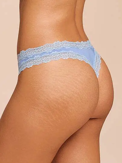 Victoria's Secret Adore Me Amara Thong Panty - Blue
