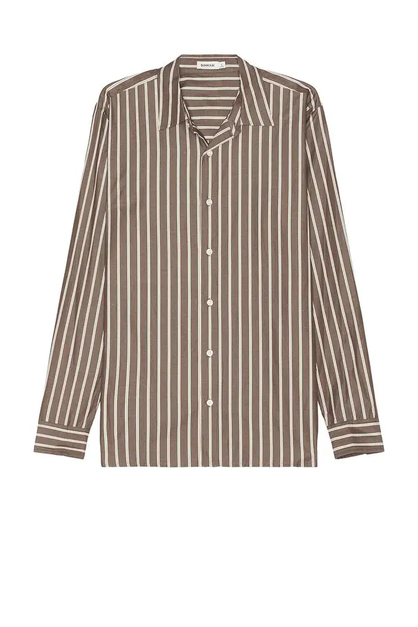 Simkhai Hendrix Shirt In Brown