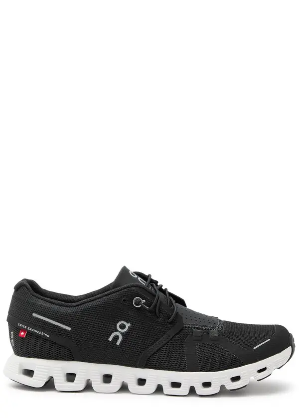 On Cloud 5 Paneled Mesh Sneakers