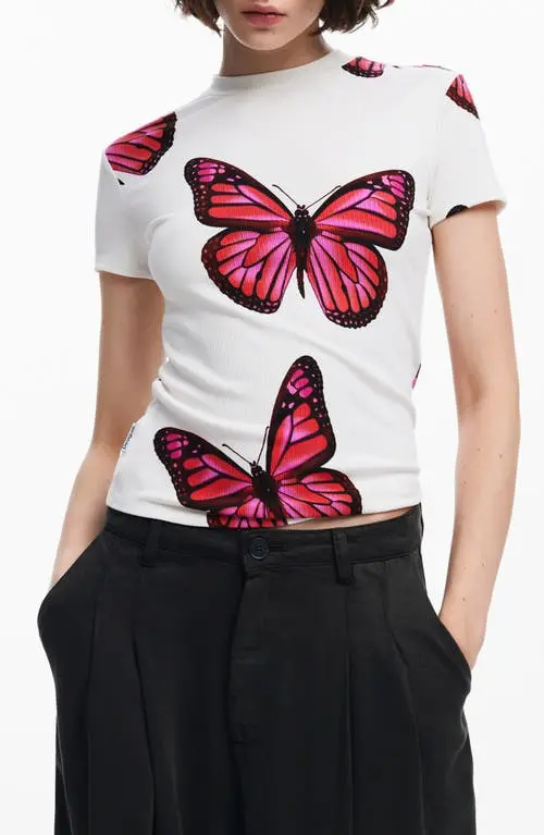 Desigual Croise Rib Stretch T-shirt