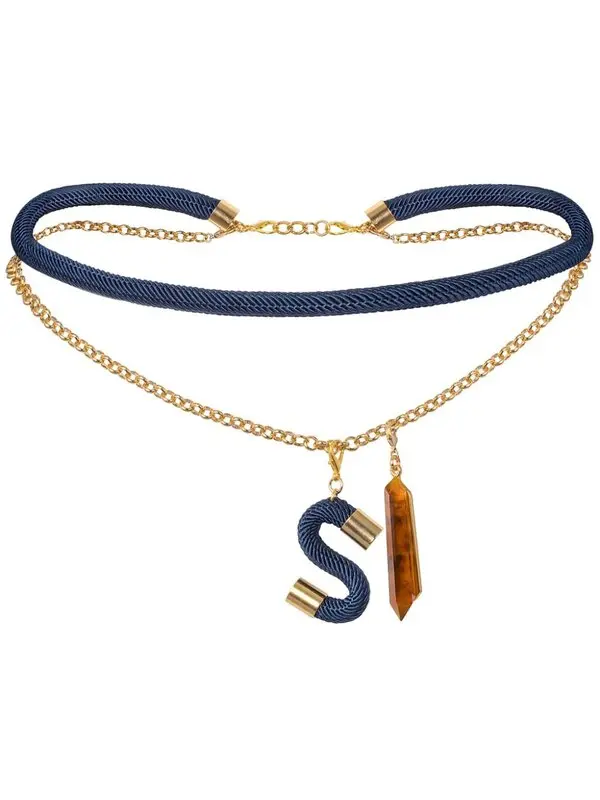 Silvia Tcherassi Mireya Belt - Blue