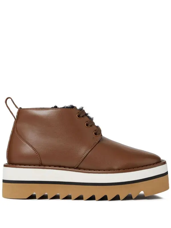 Stella McCartney 50mm Sneak-elyse Desert Boots - Brown