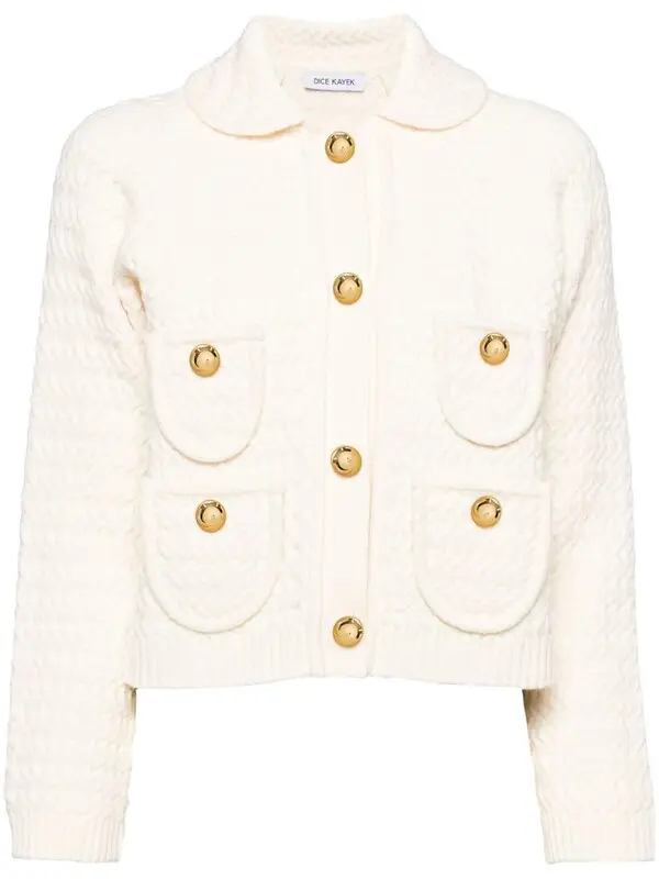 Dice Kayek Chunky-knit Cardigan