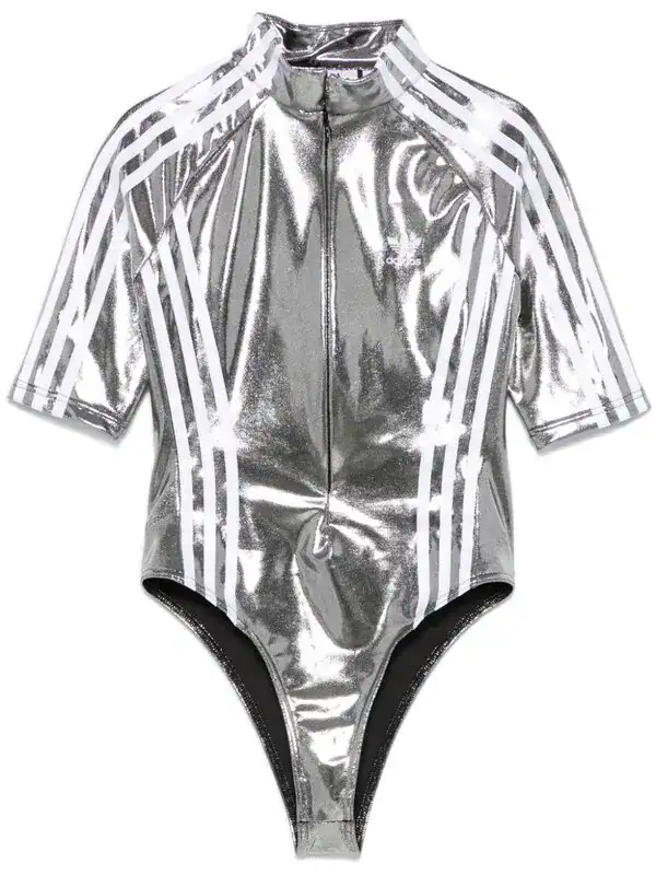 Adidas Adilenium Season2 XS ボディスーツ シルバー Adidas Adilenium Season 2 Bodysuit In Silver - 11% Off | Editorialist