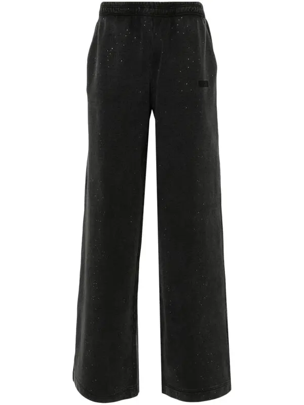 Vetements Crystal-embellished Track Pants
